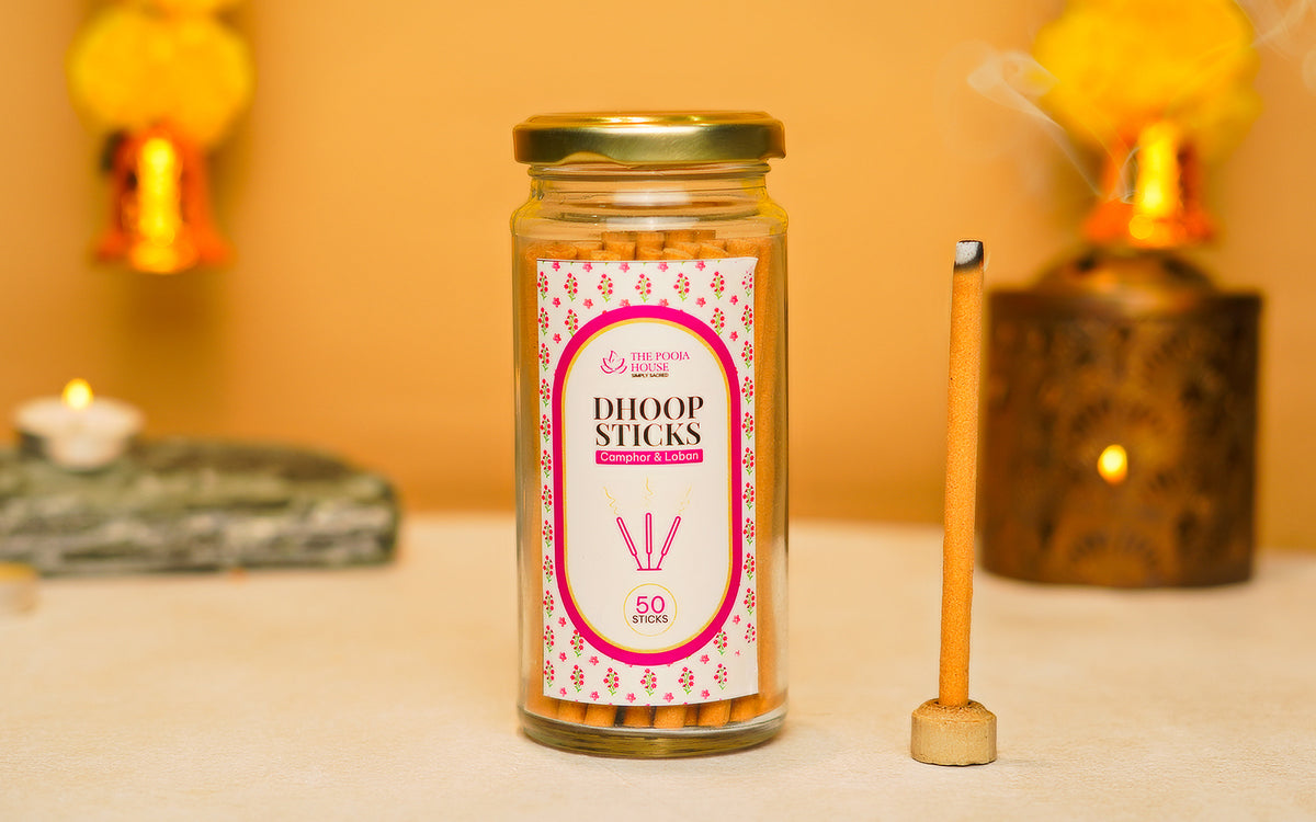 Buy Dhoop Sticks - Camphor & Lobhan Online at Best Price – The Pooja House